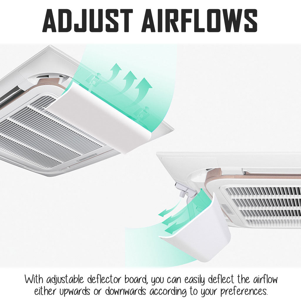Central Aircon Cassette Wind Deflector Ceiling Air Conditioner Airflow ...