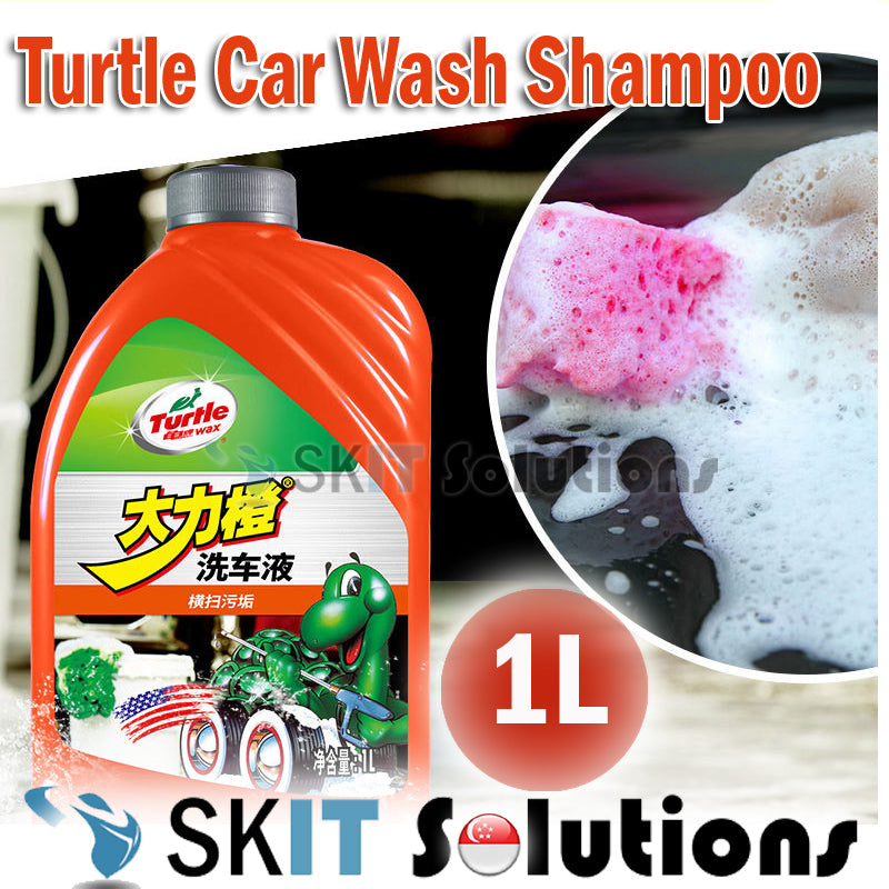 Turtle Dali Orange Automotive Car Wash Liquid Shampoo Foam Care 1L Hig ...