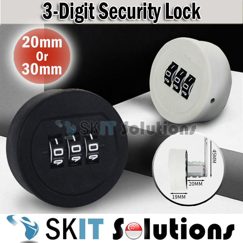 HDB Condo Mailbox Lock Mechanical Mail Letter Box Keyless Cabinet 3 Di ...