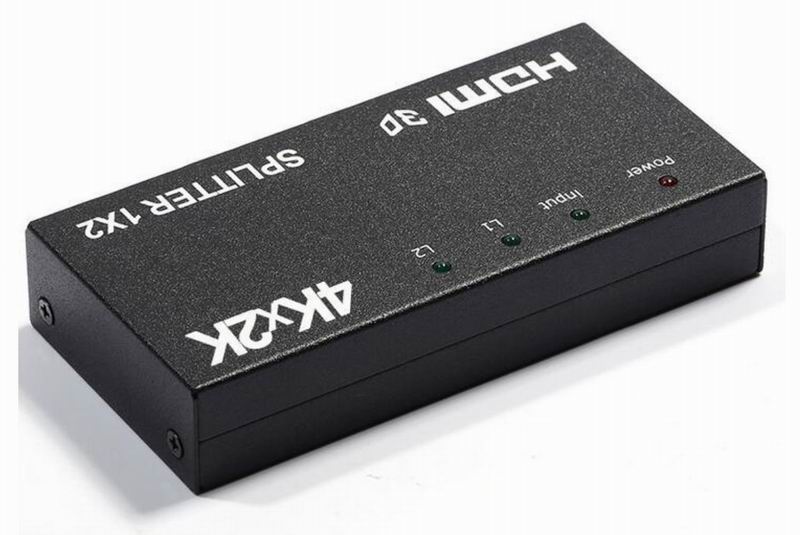 HDMI 1x2 Splitter Switch Adapter 1 Input 2 Outputs Support 4K 3D – SK I ...