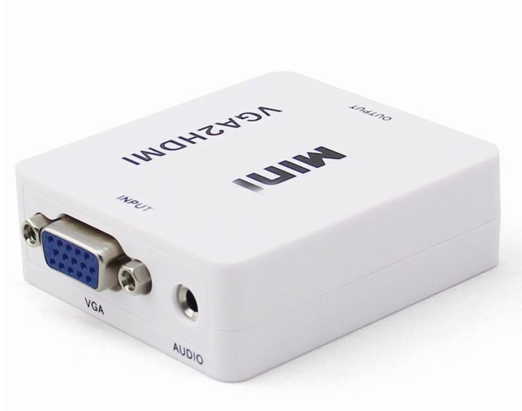 VGA to HDMI HD Video Converter Adapter Switch Box Portable Flexible Pl ...